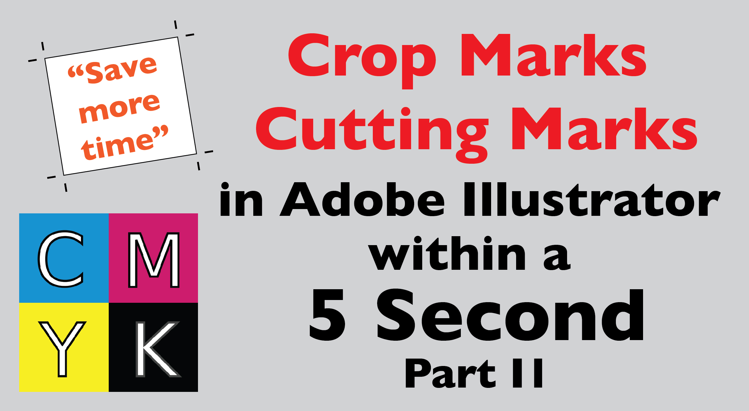 Crop Marks or Cutting Marks Mastering in Adobe Illustrator