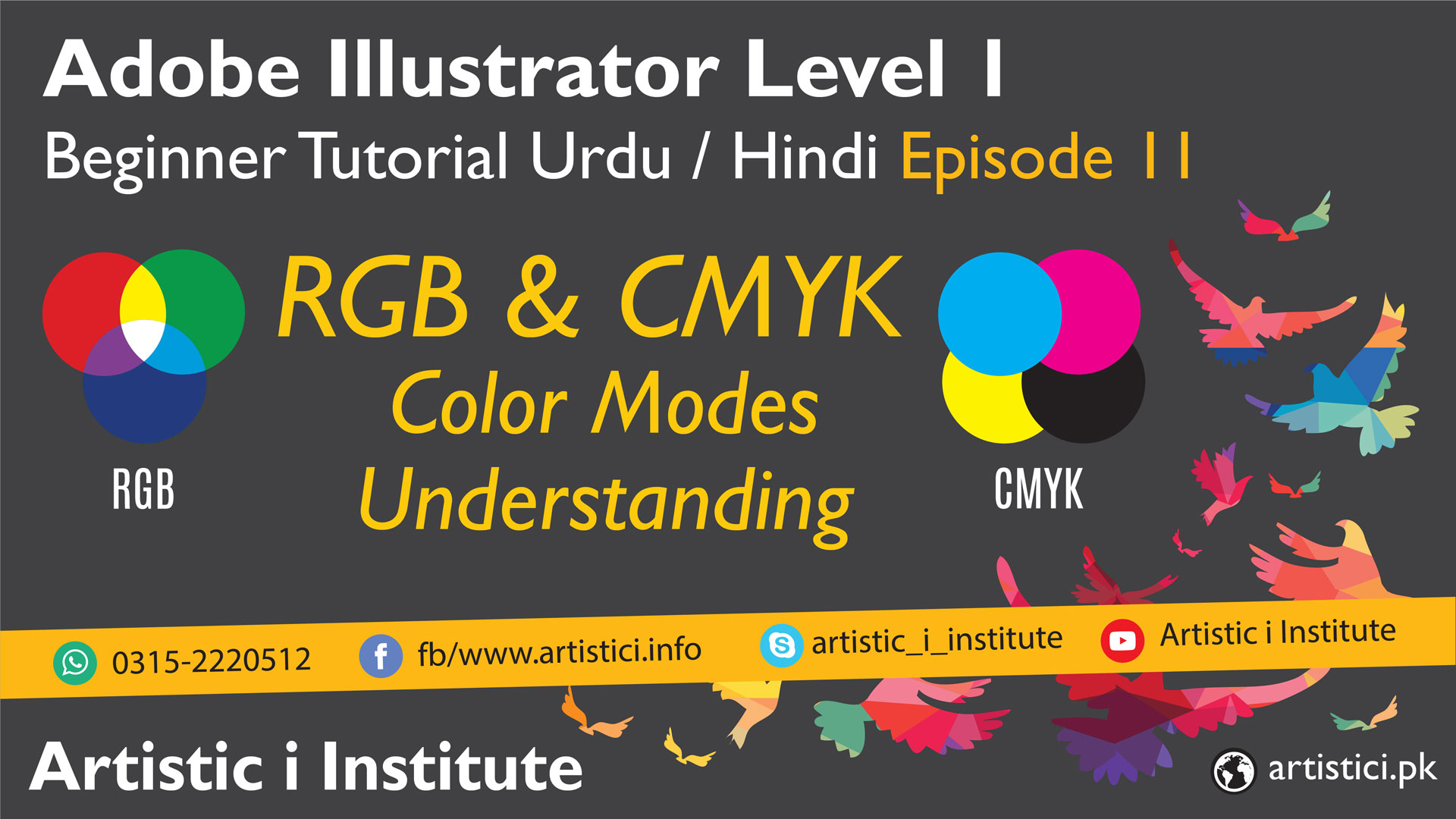 RGB/CMYK Color: Adobe Illustrator Episode 11